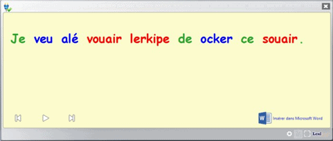Lexibar – Logiciel de prédiction de mots illustré