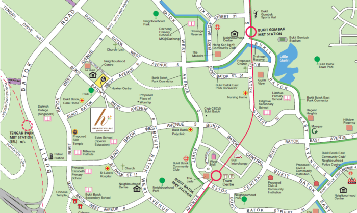 Fengshui Review: BTO Harmony Village @ Bukit Batok (TOP) - Way Fengshui ...