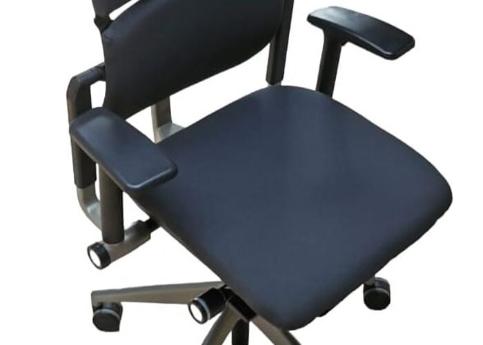 Chaise Steelcase please 2 double dossier gris | Locaux: matériel ...