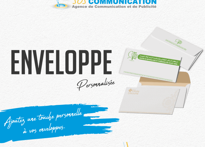 Enveloppe Personnalisée | Objets publicitaires au Maroc - Mouhim.Ma