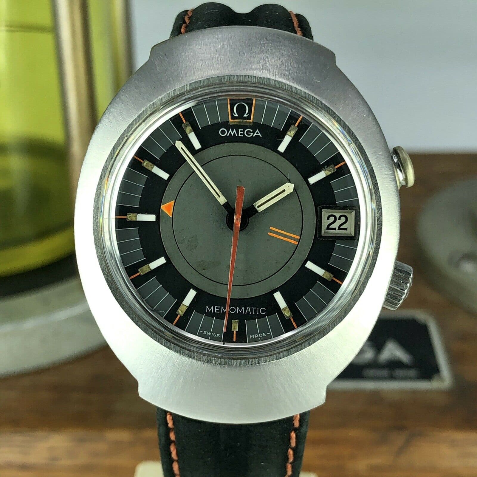 1971 Vintage Omega Memomatic Alarm Seamaster ref. 1660-71 Caliber 980 ...