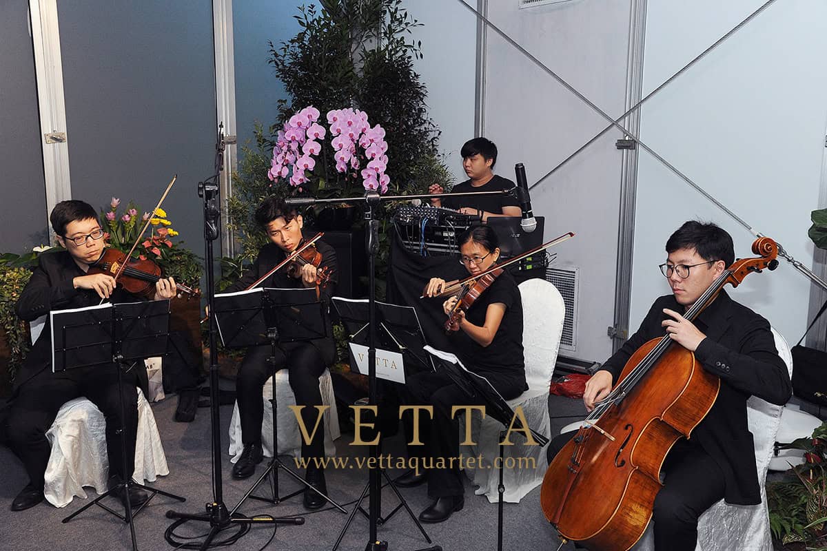 String Quartet at Singapore Garden Festival – VETTA Singapore – Wedding ...