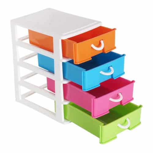 Coloured Mini Drawer Set - Supersavings