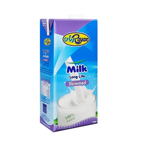 Rayan Fresh Milk Skimmed 1L - Supersavings