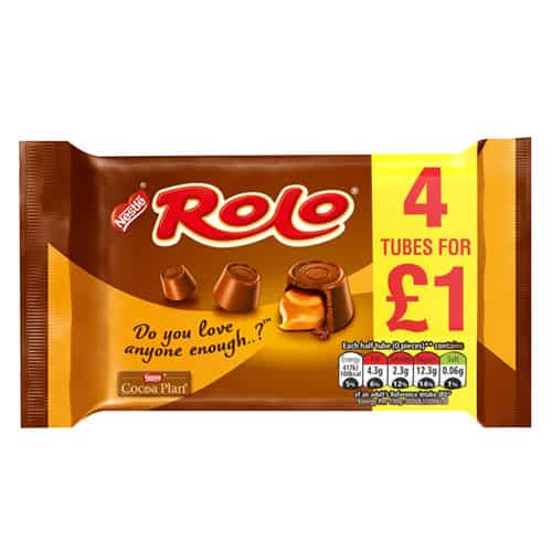 Nestle Rolo 4 Tubes 166.4g - Supersavings