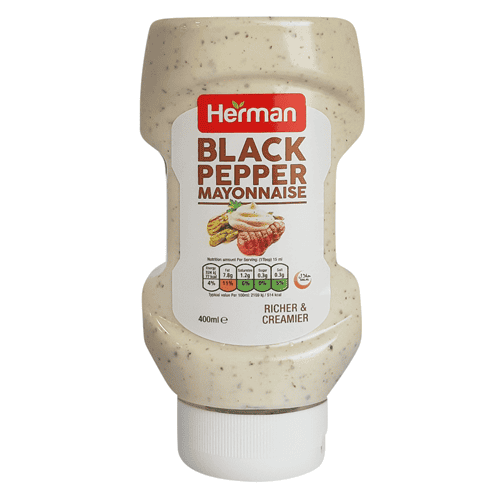 Herman Black Pepper Mayonnaise 400ml - Supersavings