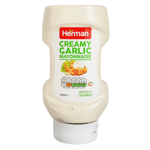 Herman Creamy Garlic Mayonnaise 400ml - Supersavings