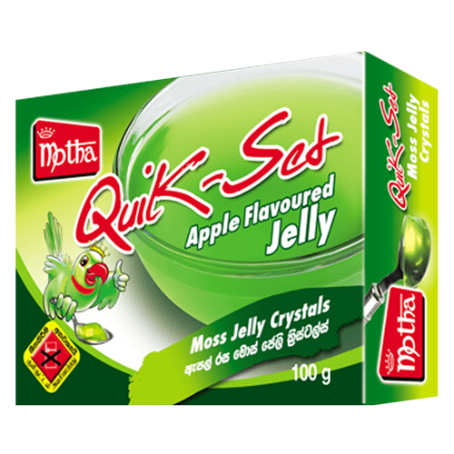 Motha Quick Set Apple Flavoured Jelly 100g - Supersavings