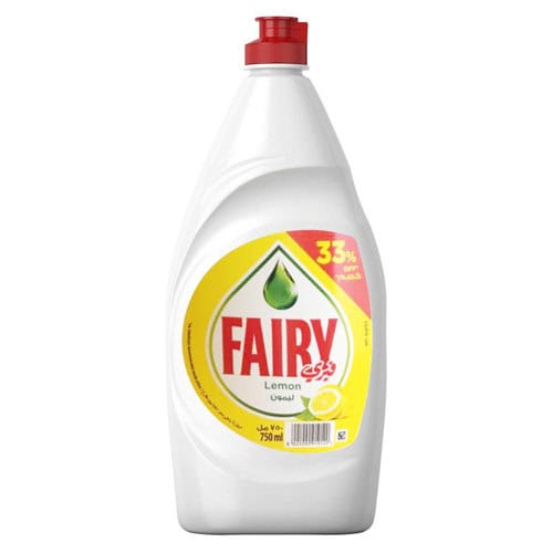 Fairy Lemon Dishwashing Liquid 750ml - Supersavings