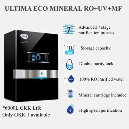 Unilever Pureit Ultima Eco Mineral RO+UV+MF Water Purifier - Supersavings