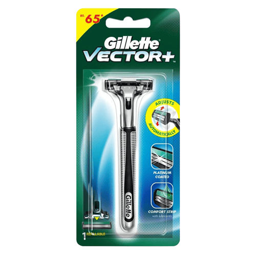 Gillette Vector + Twin Blade Razor 1pc - Supersavings