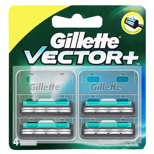 Gillette Vector Plus Cartridges 4pcs - Supersavings