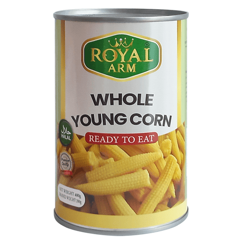 Royal Arm Whole Young Corn 400g - Supersavings