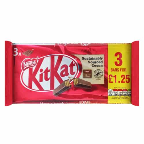 Nestle Kitkat 4 Finger 3 Bar 124.5g - Supersavings