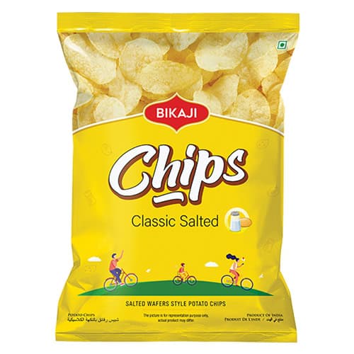 Bikaji Classic Salted Potato Chips 35g - Supersavings