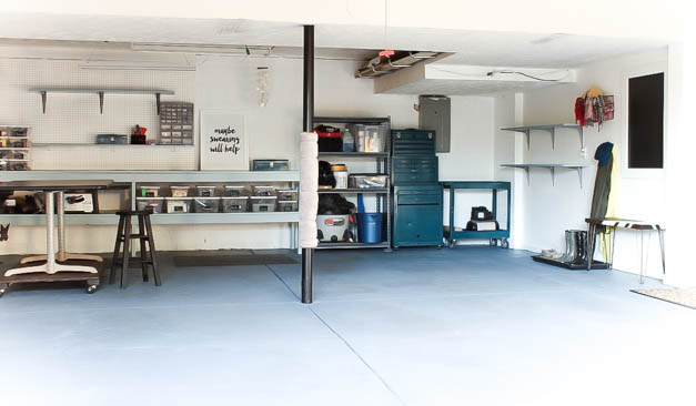 GARAGE MAKEOVER FINAL REVEAL - The Striped House