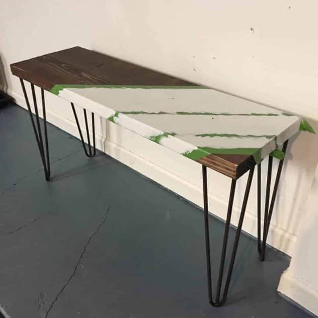 MIDCENTURY MODERN BENCH TUTORIAL - The Striped House