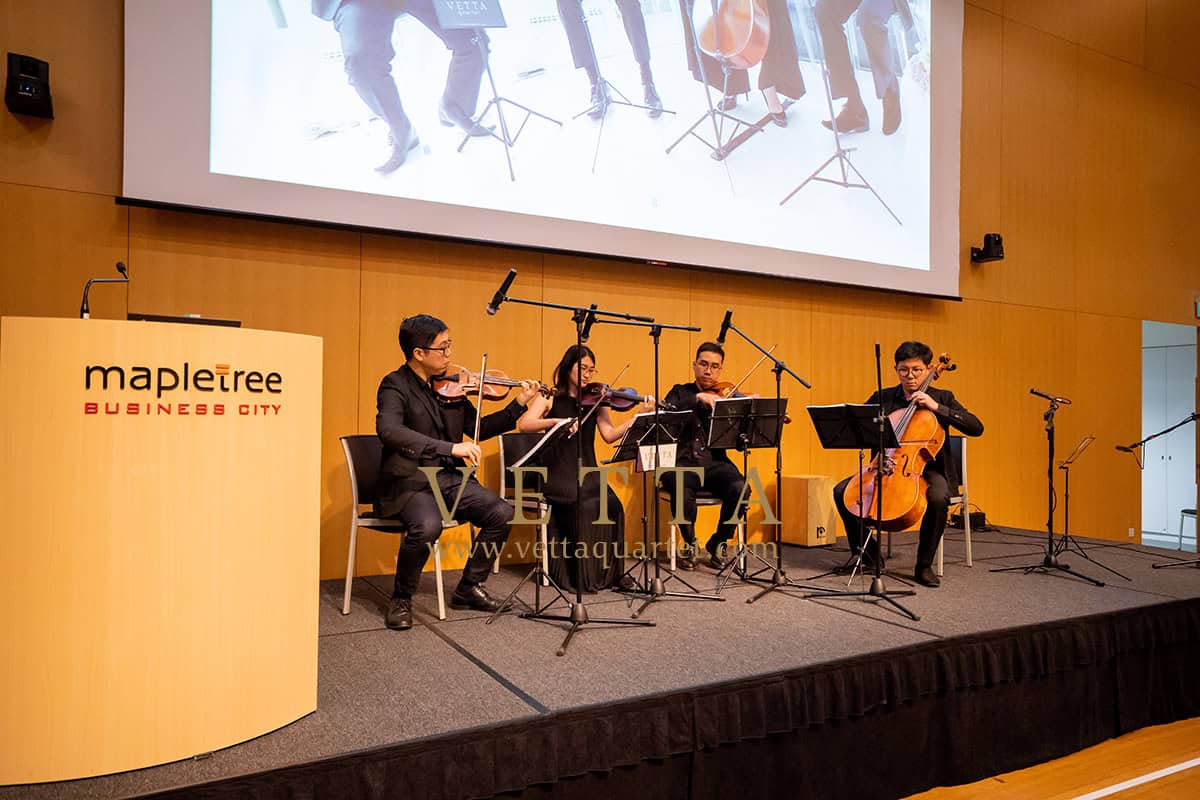 String Quartet for Mapletree Corporate Event – VETTA Singapore ...