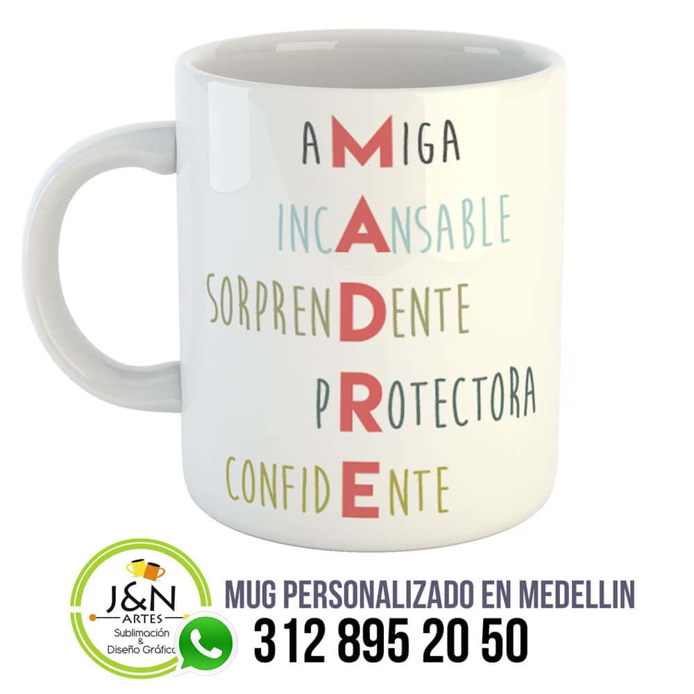 Mug dia de la madre Medellin - Mug Vasos Tazas Personalizadas