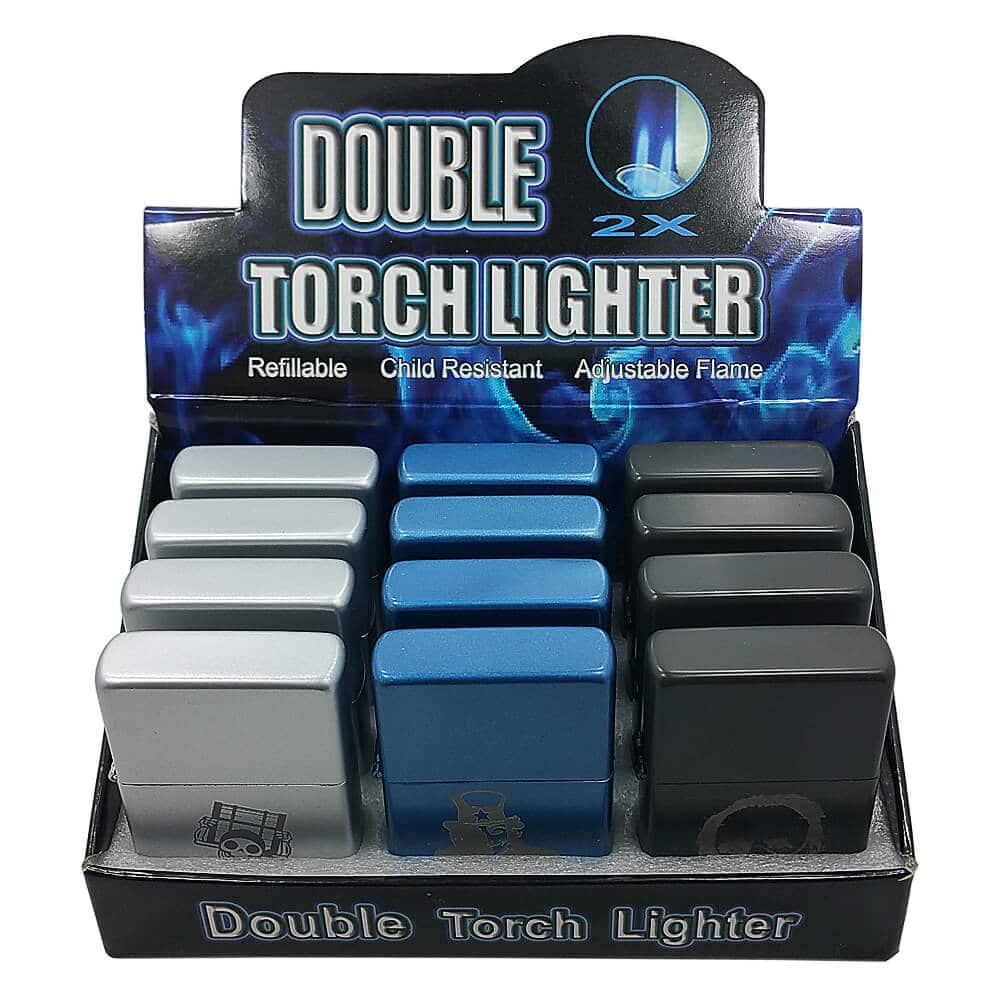 Army Double Torch Lighter - Cannabis Gifts - Custom 420 Swag