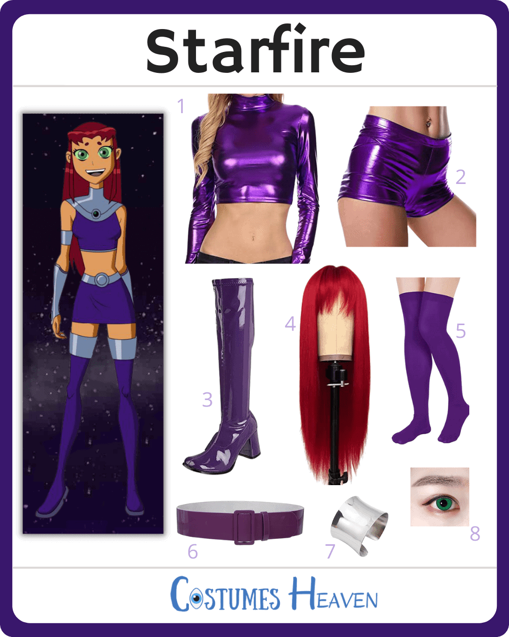 DIY Starfire Costume Ideas 2022|Cosplay And Halloween Ideas