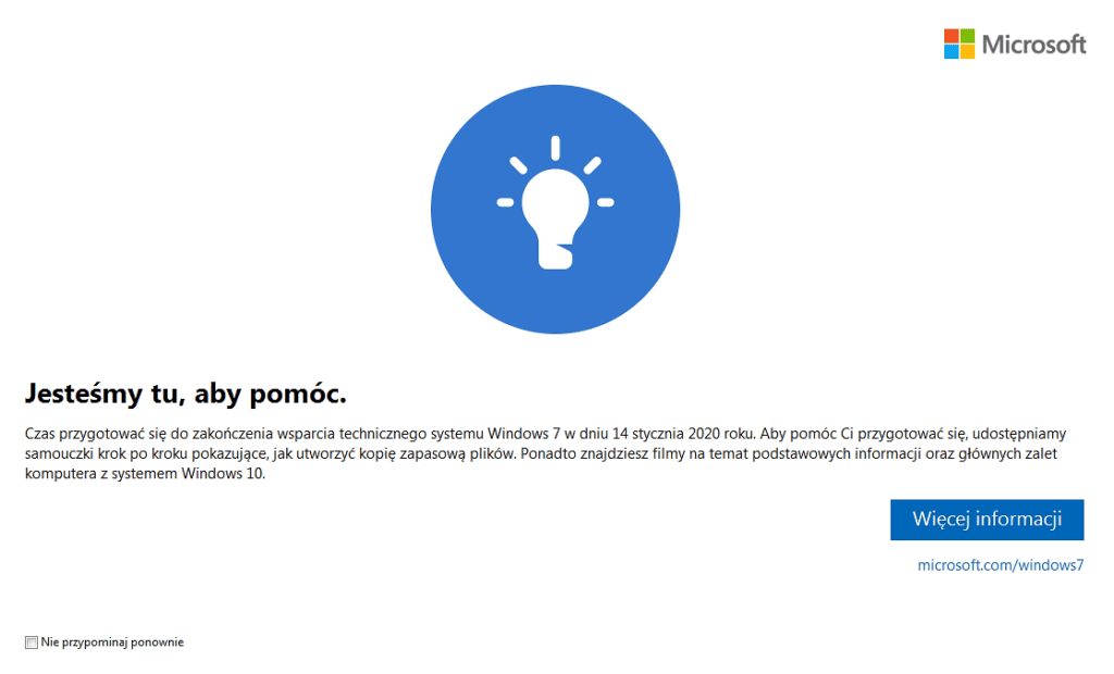 Koniec wsparcia Windows 7 - Mobilny Serwis IT Koniec wsparcia Windows 7 - Mobilny Serwis IT