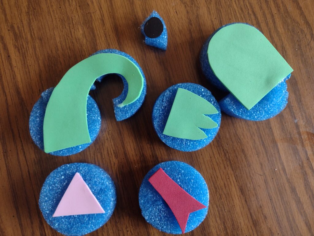 I is for Iguana Craft: Ice and Ink