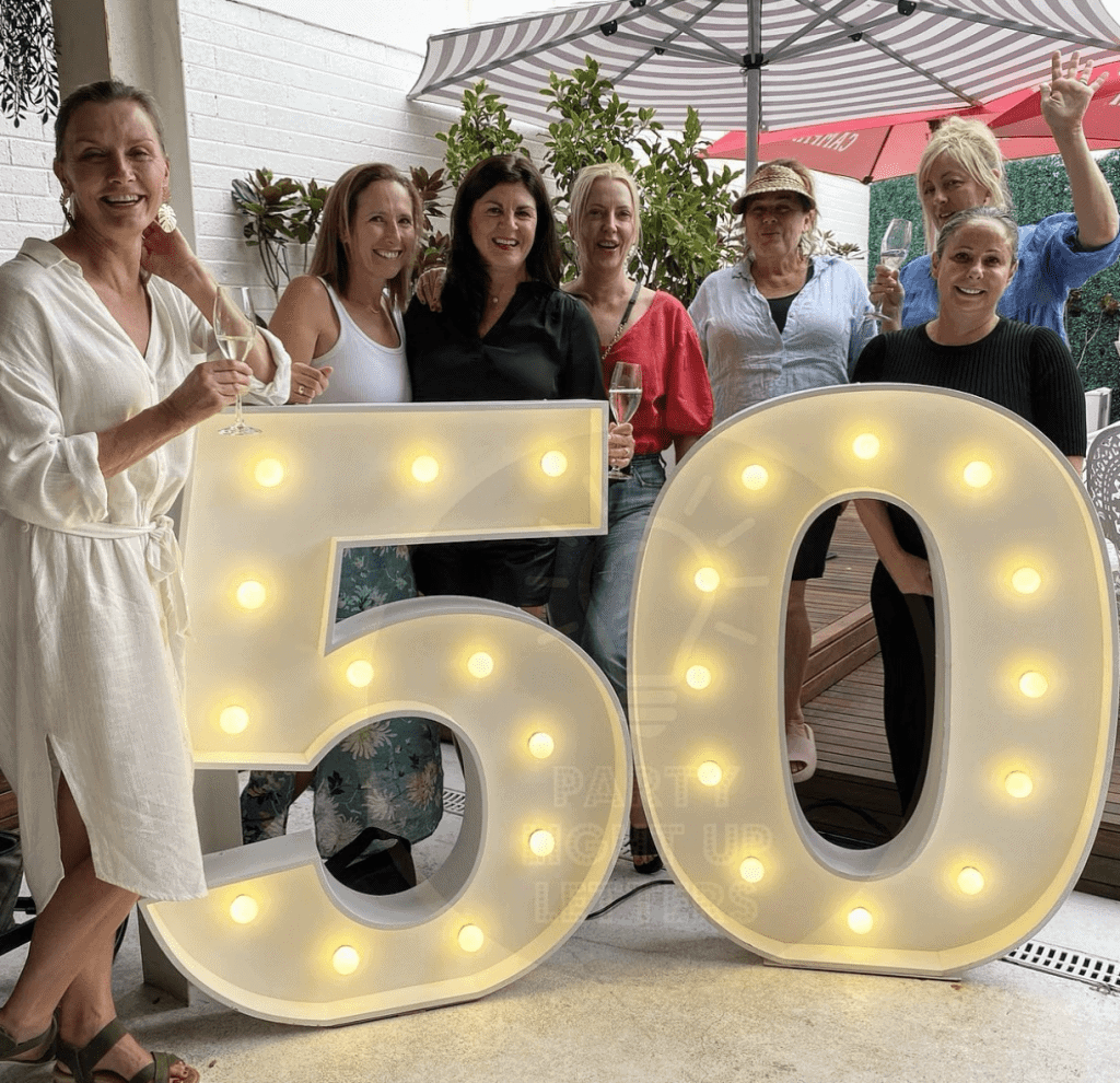 Light Up Numbers For Hire Sydney ⭐️ Party Light Up Letters