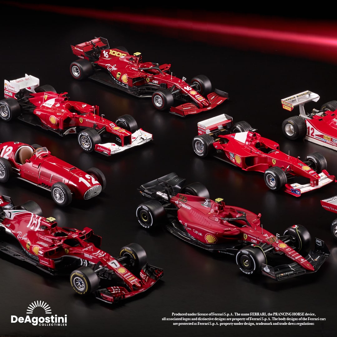 DeAgostini Announces Legends of Ferrari F1 Replica Racing Car ...