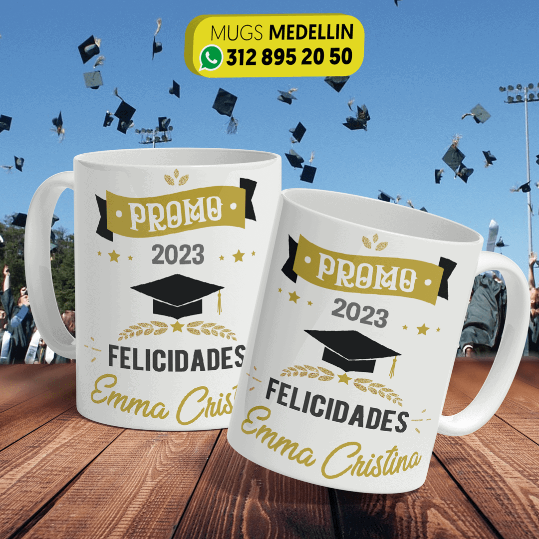 Mugs de Graduacion en Medellin Personalizados / PRECIO 🎓
