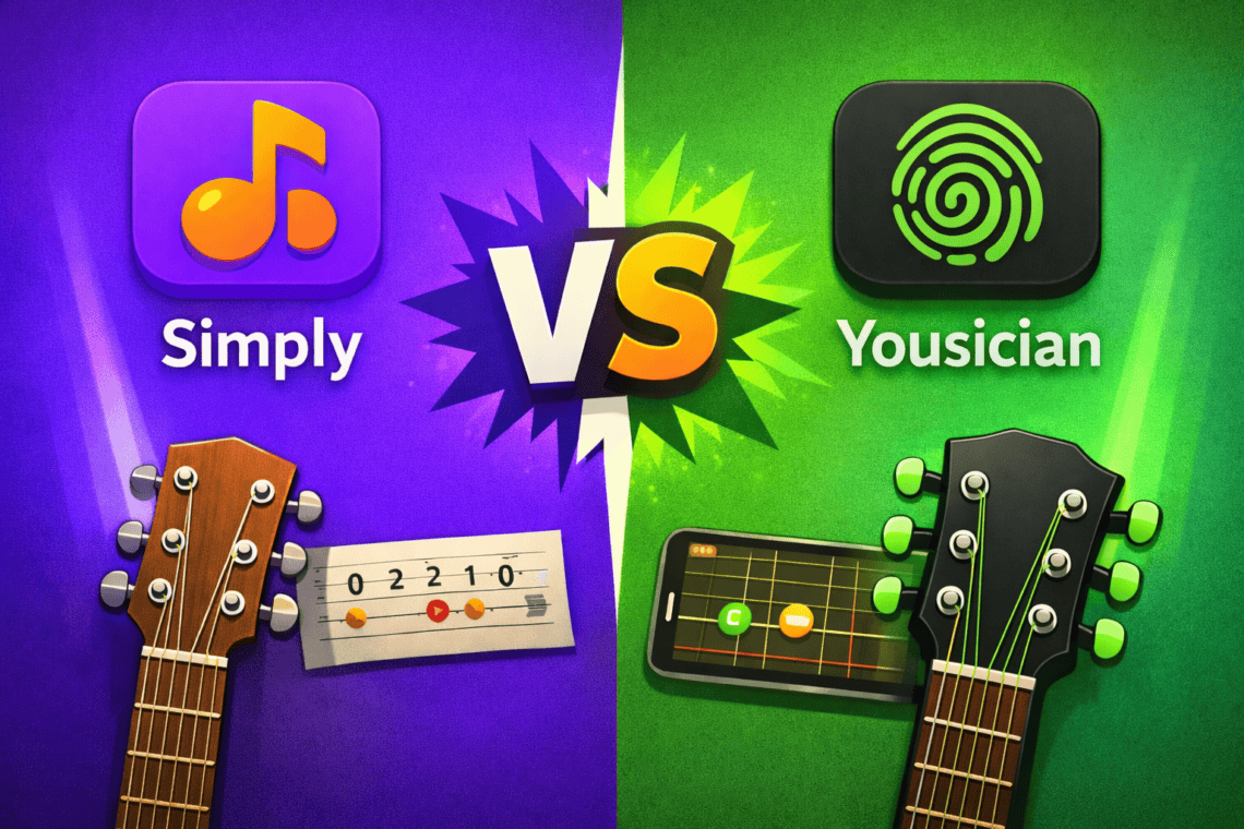 Yousician Vs Simply Guitar