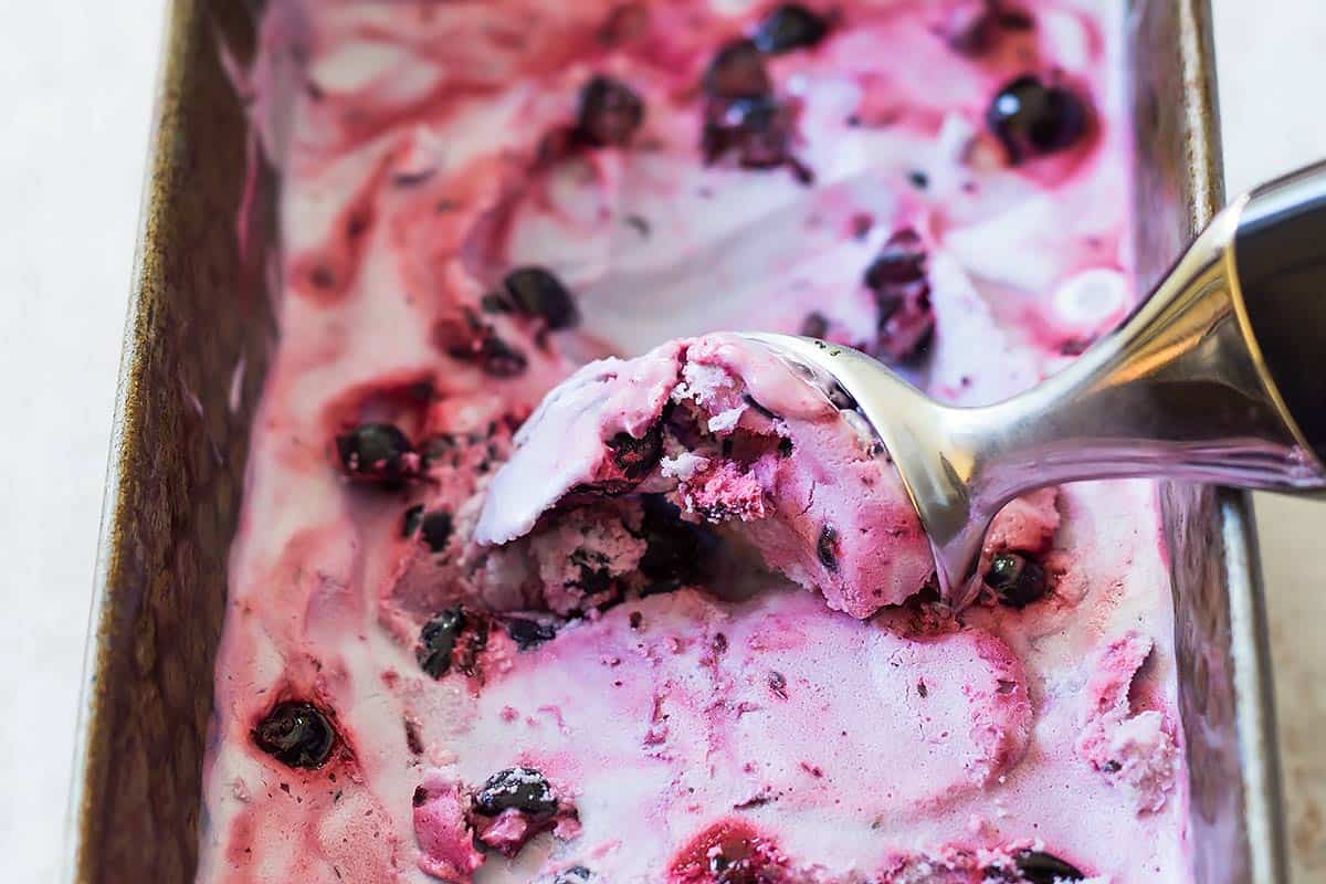 Black Currant Ice Cream » LeelaLicious