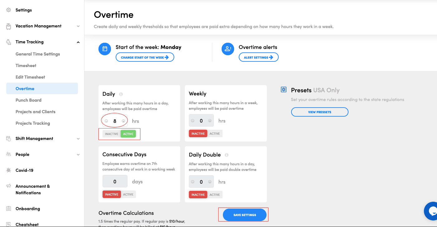 Overtime Tracking | AttendanceBot