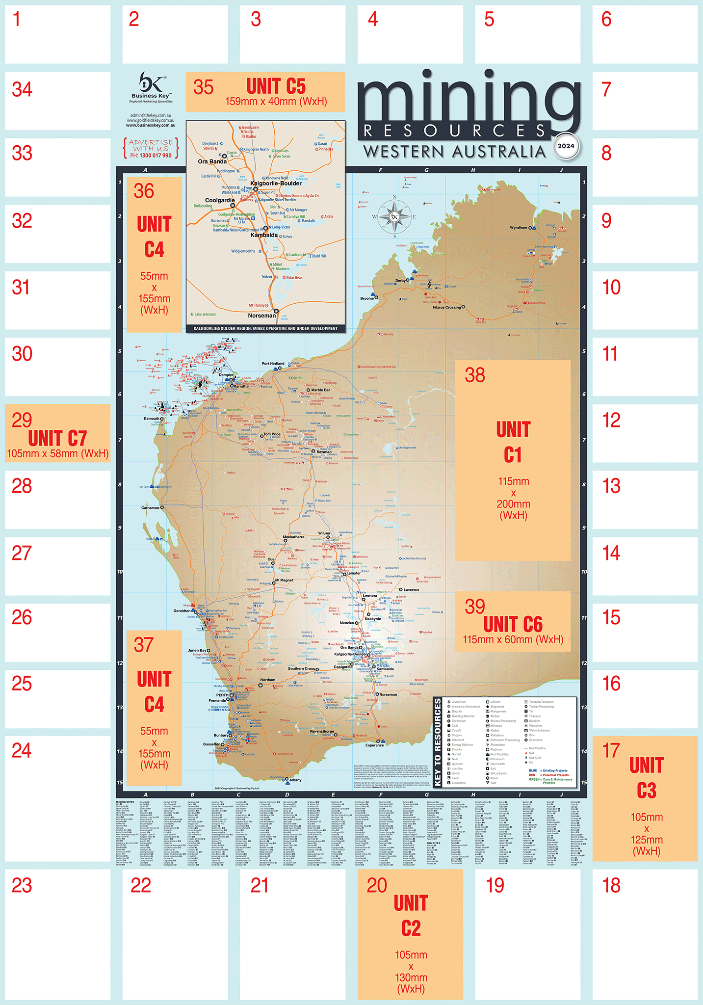 Business Key | Western Australia Mining Map