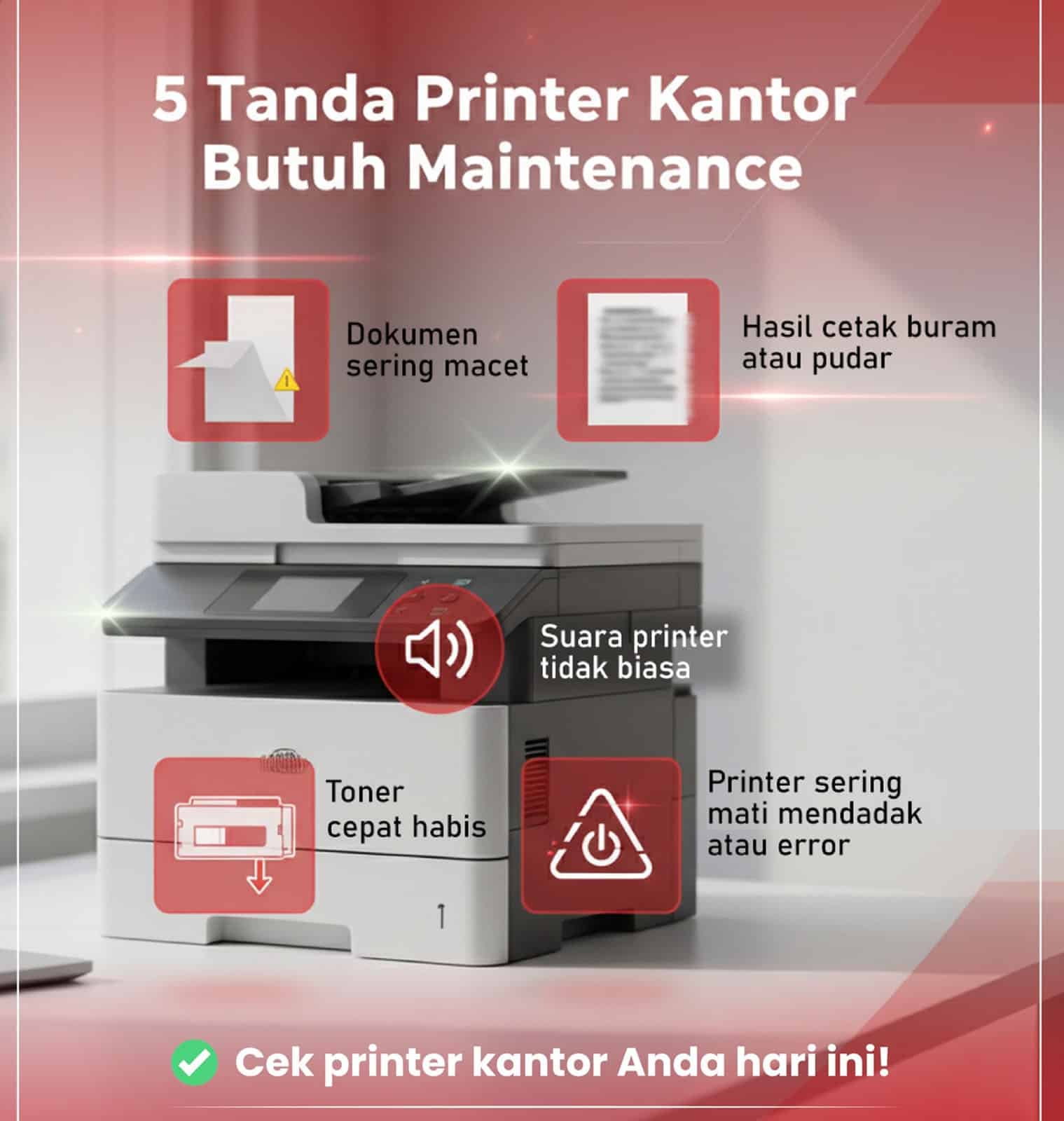 Ketahui Ciri-Ciri Tinta Printer Bocor dan Tips Untuk Mengatasinya