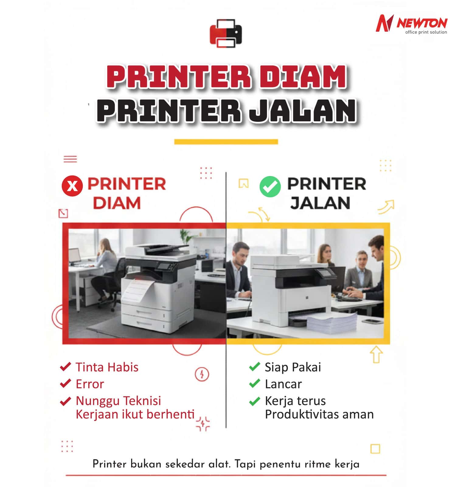 Sudah Bandingkan Semua Vendor Printer? Ini Faktor Penentunya.