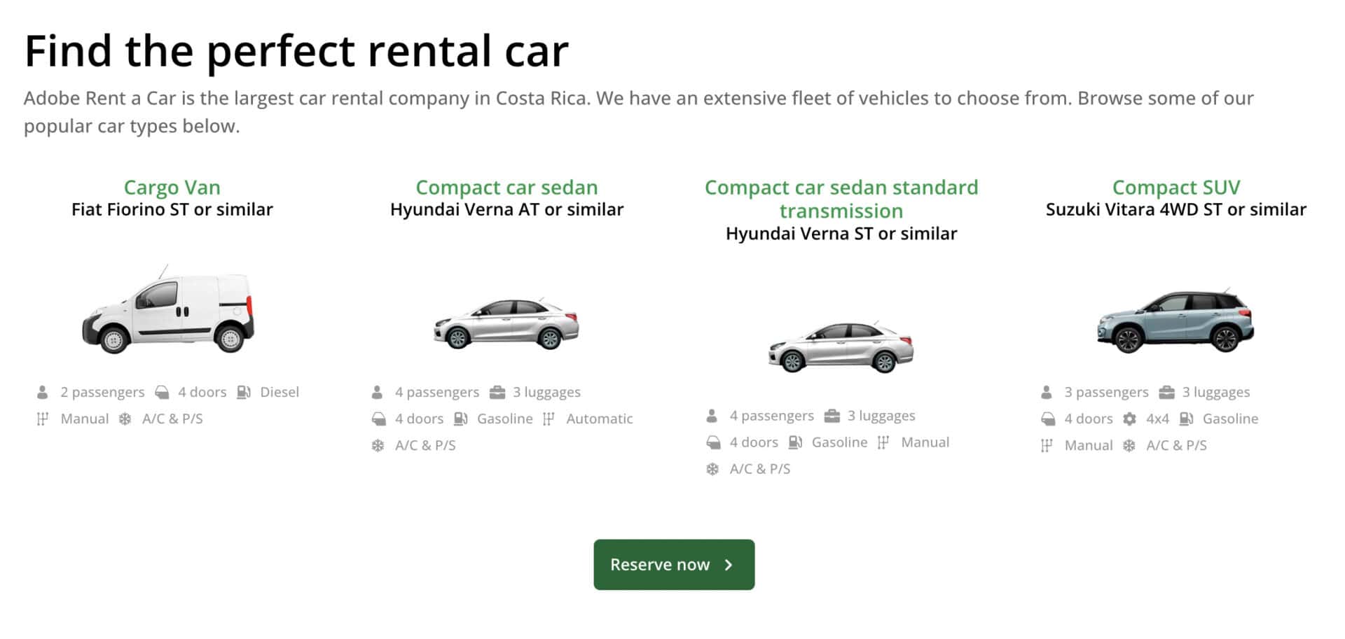 Adobe Car Rental Costa Rica - Any Good? - AllWorld.com