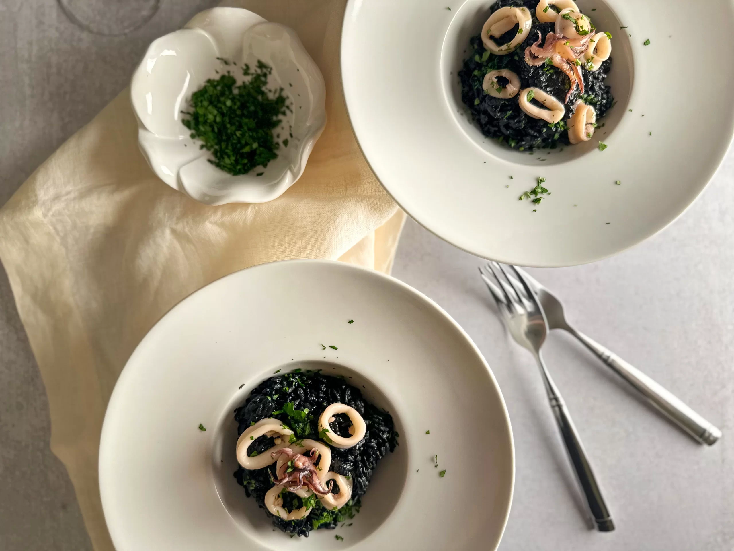 Squid Ink Risotto: a Venetian recipe | Italian Kitchen Confessions