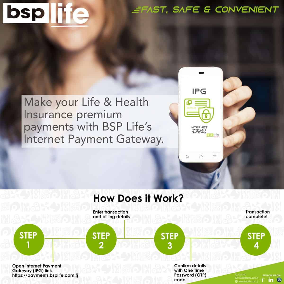 New Digital Payment Channel for BSP Life Customers - Islands Business