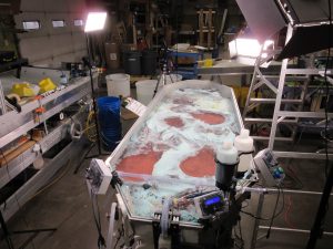 How to film a stream table