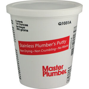 Stainless plumber's putty - 14 oz tub - Master Plumber®