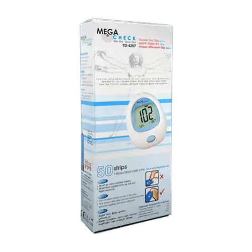 MEGA CHECK TD-4207 (50) STRIP – Unique Pharmacy