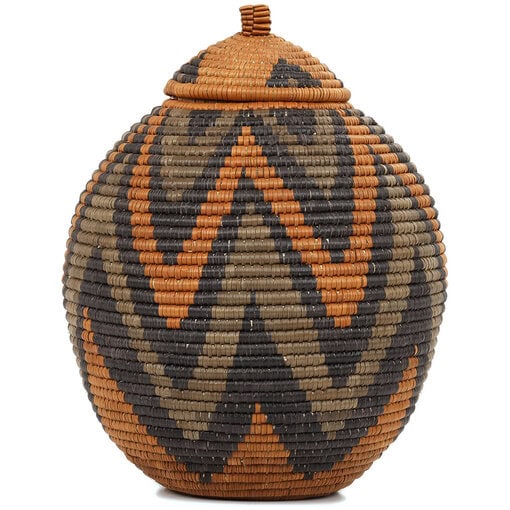Ukhamba - Fair Trade Zulu Ilala Palm African Basket