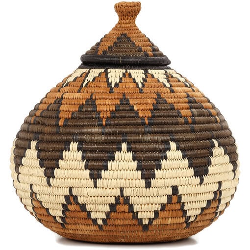 Ukhamba | Zulu Ukhamba Lidded Baskets | Baskets of Africa