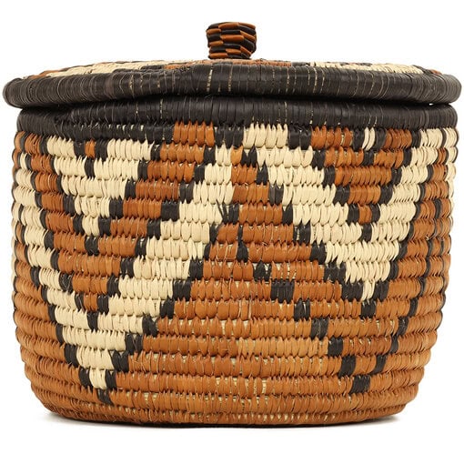 Ukhamba Canister | Zulu Ukhamba Lidded Baskets | Baskets of Africa