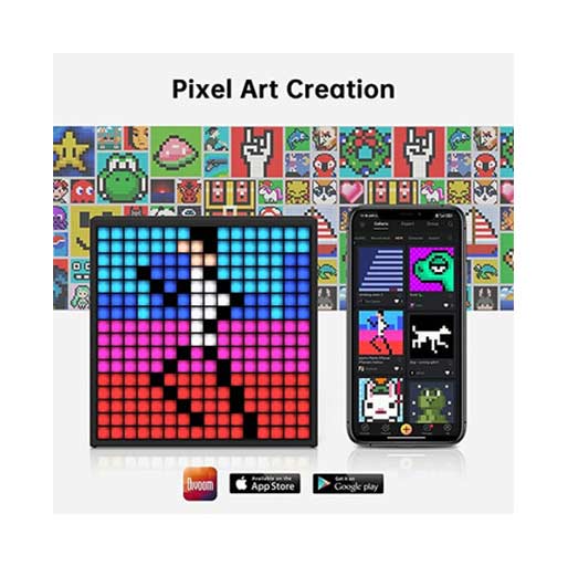 Divoom Timebox Evo Pixel Art Speaker 16 x 16 Diy Led Display Alarm ...