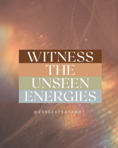 8 Subtle Senses: Dare to See Beyond - Ess Sea Tea Tarot