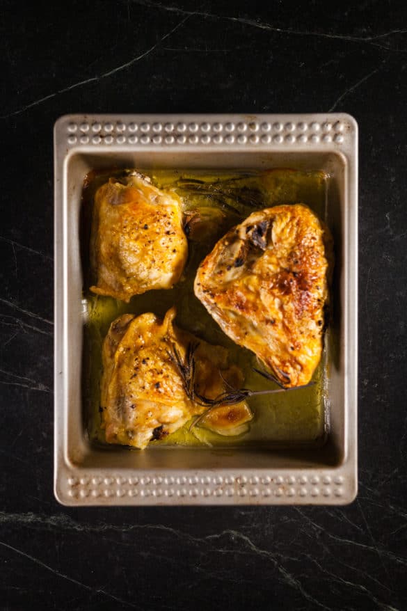 Chicken Tagliatelle Recipe with Pine Nuts and Golden Raisins