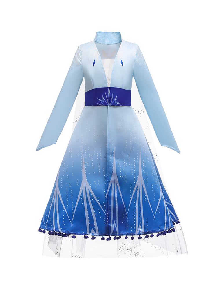 Frozen 2 Elsa jurk Luxe - 3 delige Elsa outfit voor een echte koningin!