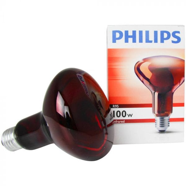 PHILIPS INFRARED LAMP BULB 100W – Unique Pharmacy